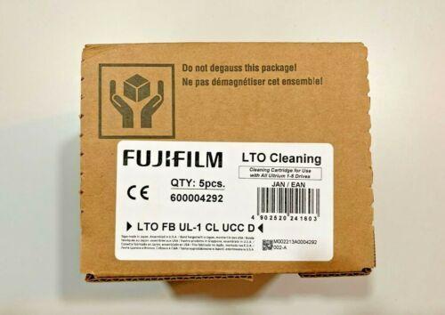 FUJI FILM #600004292 (5PK) LTO UNIVERSAL CLEANING TAPE DRIVE CARTRIDGES ...